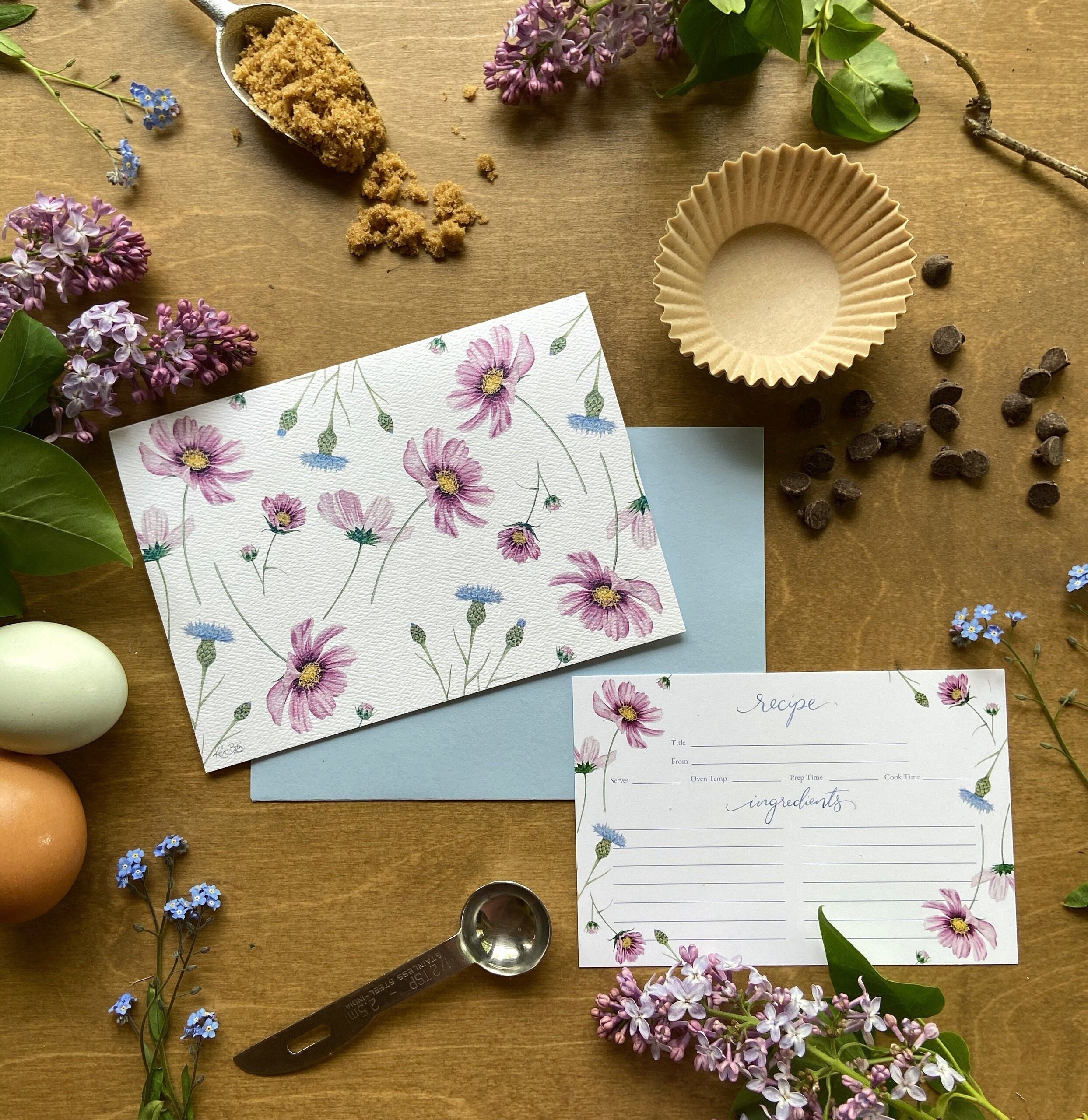 Recipe Sharing Card Set Recipe Card Gift Foodie Gift Gift for Baker ...