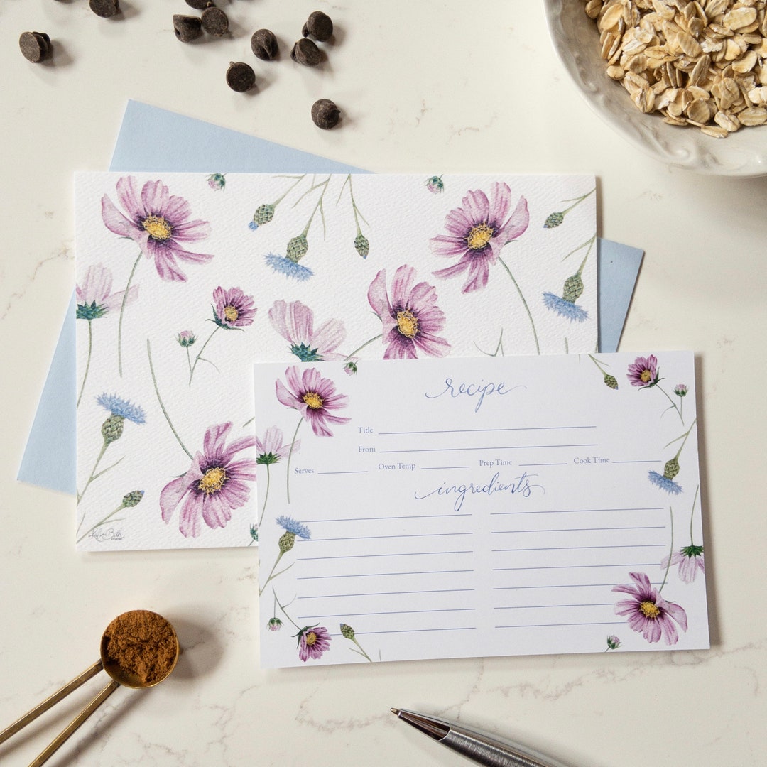 Recipe Sharing Card Set | Recipe Card Gift | Foodie Gift | Gift for ...