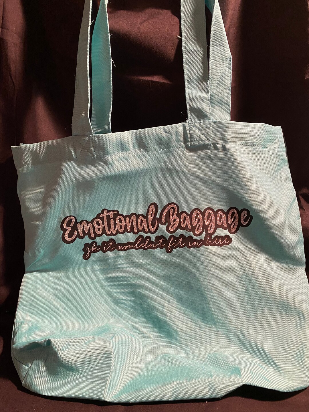 Emotional Baggage Reusable Polyester Tote Bag - Etsy