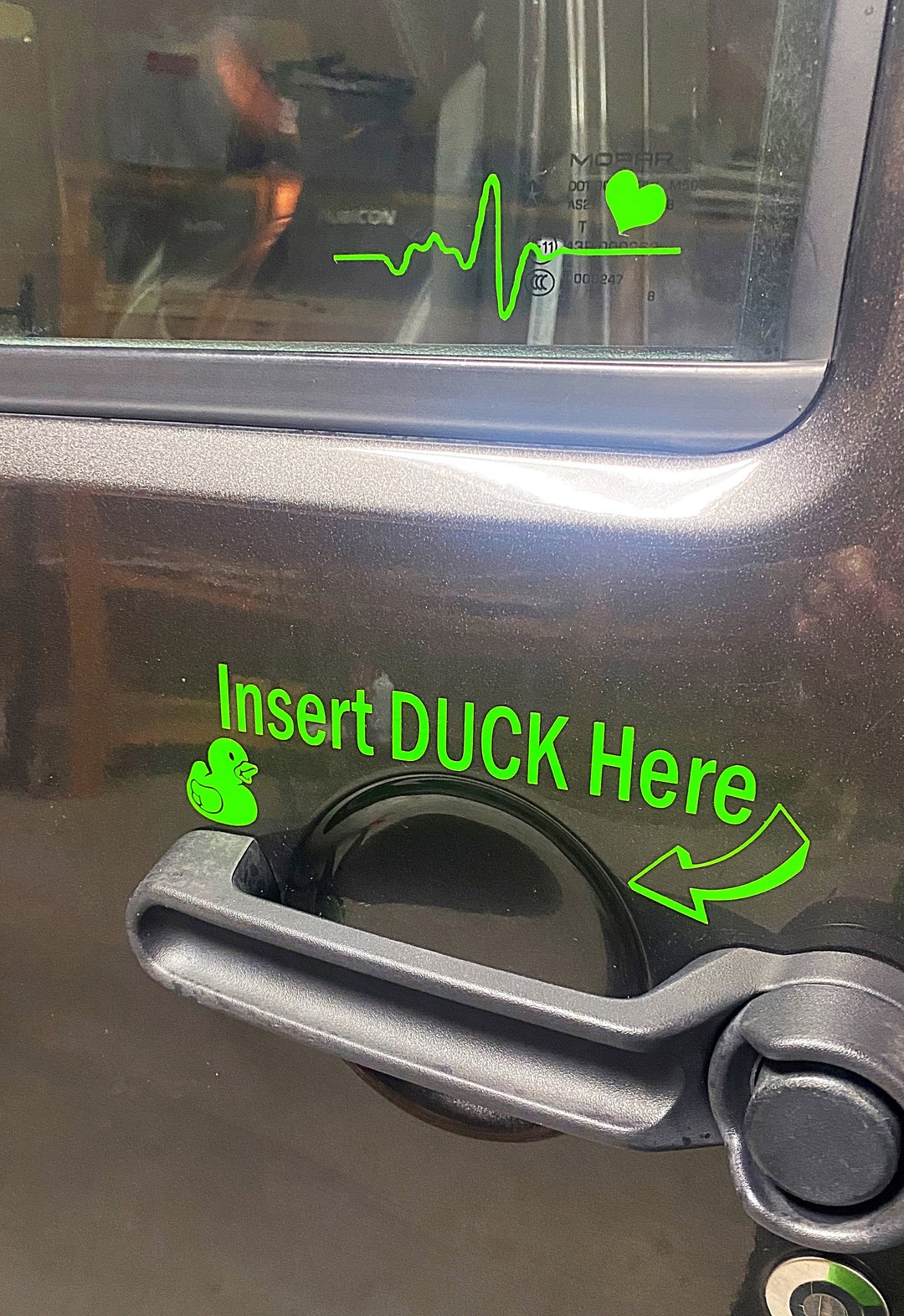 Insert Duck Here,jeep,duck Duck Jeep,decal,sticker - Etsy