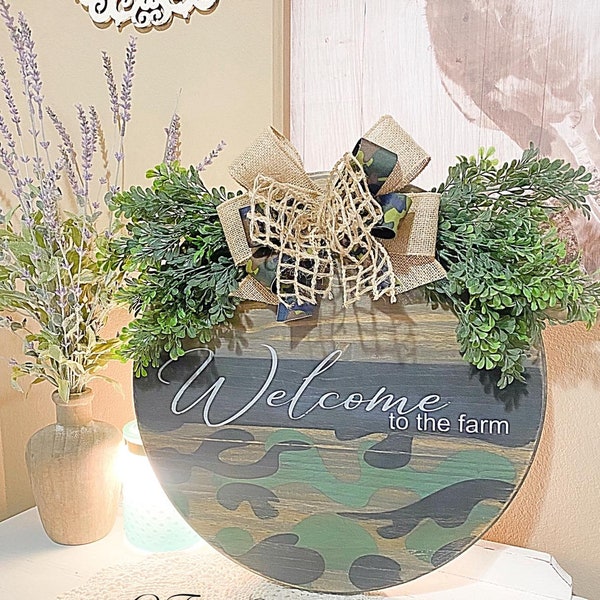 Camo Wreath - Etsy