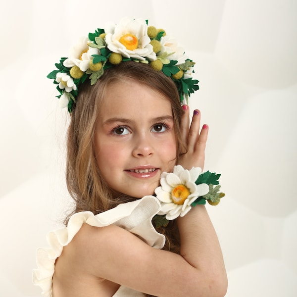 Flower Girl Headband - Etsy