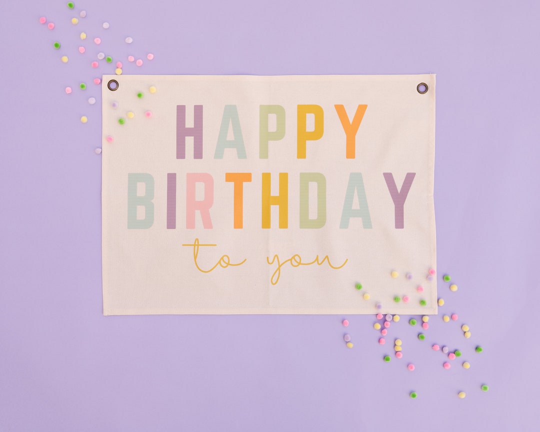 Happy Birthday Grand Banner - Etsy