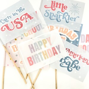 Happy Birthday Hand Flag | Birthday Celebration, Birthday Decor, Party ...