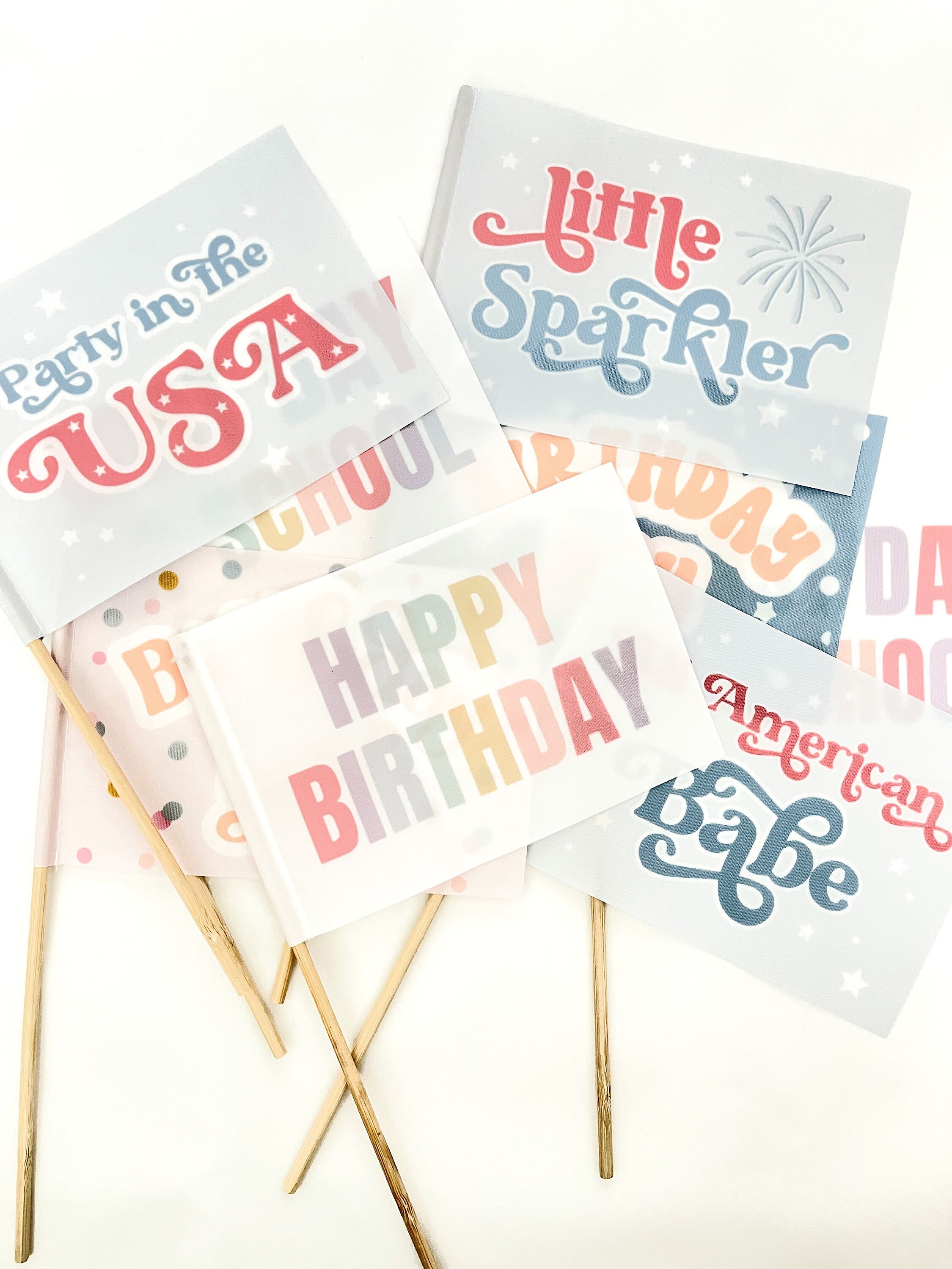 Happy Birthday Hand Flag | Birthday Celebration, Birthday Decor, Party ...