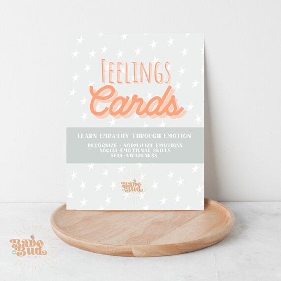 Feelings Cards INSTANT DIGITAL DOWNLOAD Emotions - Etsy