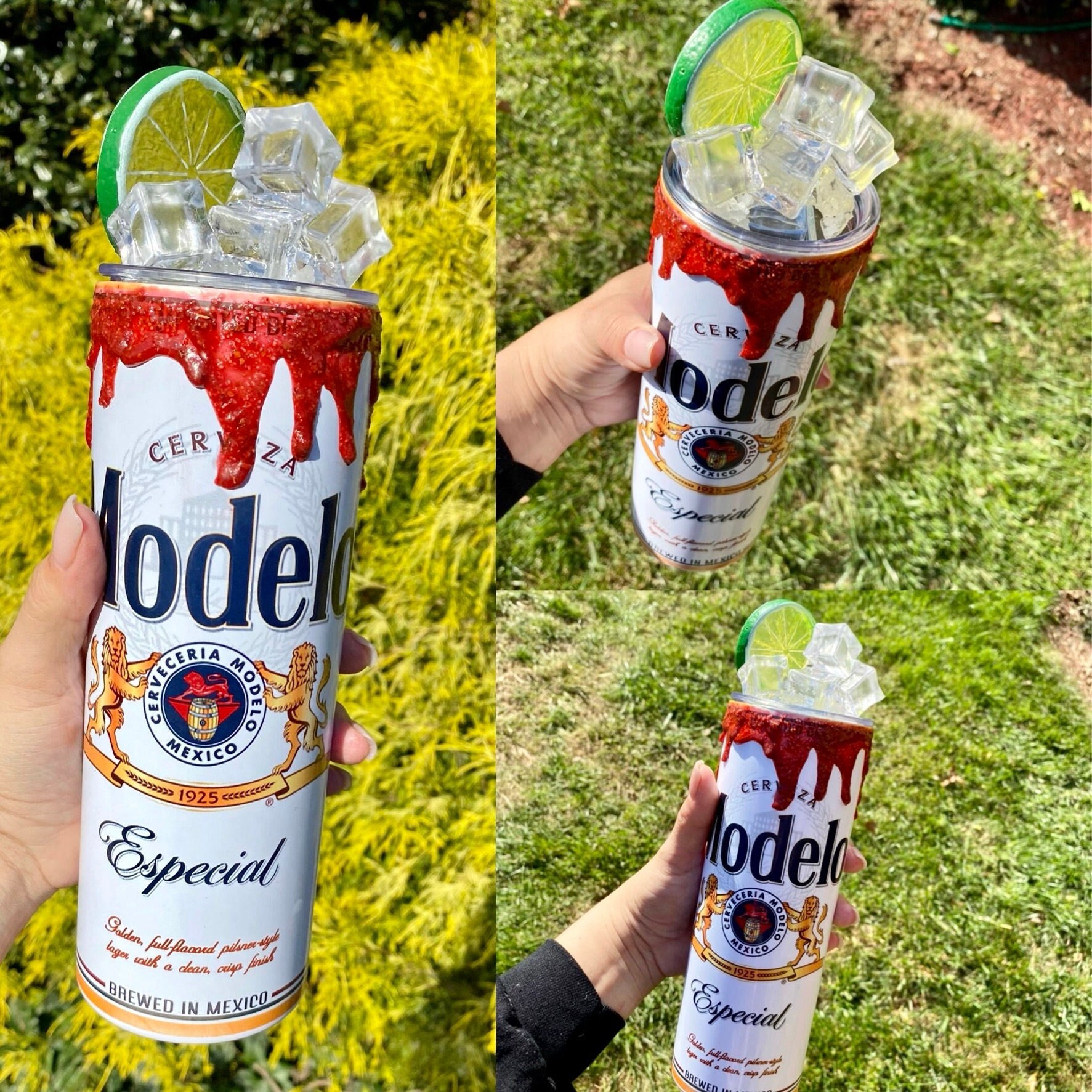 Gift For Him Skinny 20 Oz MODELO Michelada BEER TUMBLER Tajin and ...