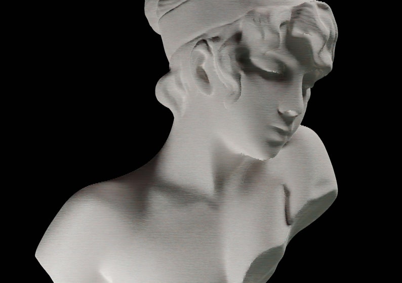 Sappho Bust Sculpture 3D Printed Ancient Greek Poet Statue - Etsy