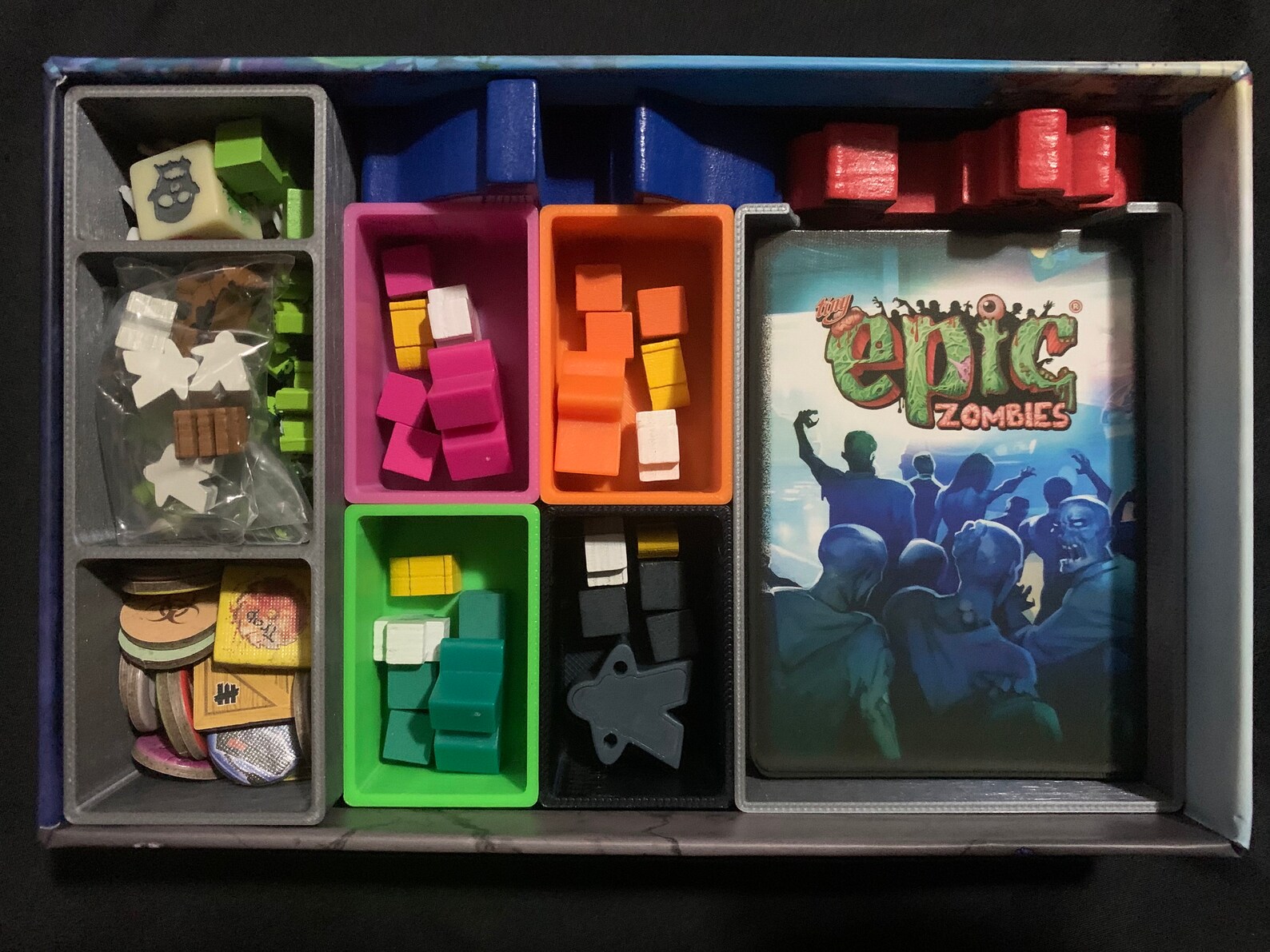 Tiny Epic Zombies Insert 3D Printed Board Game Organizer - Etsy