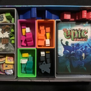 Tiny Epic Zombies Insert 3D Printed Board Game Organizer - Etsy