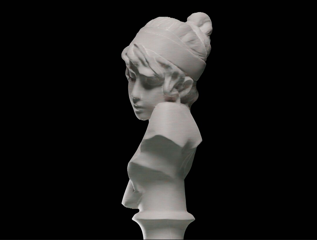 Sappho Bust Sculpture 3D Printed Ancient Greek Poet Statue - Etsy