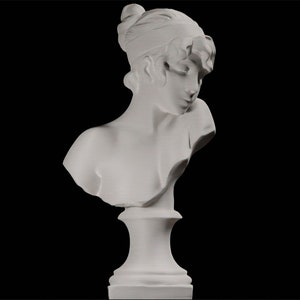 Sappho Bust Sculpture 3D Printed Ancient Greek Poet Statue - Etsy