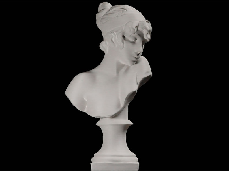 Sappho Bust Sculpture 3D Printed Ancient Greek Poet Statue - Etsy