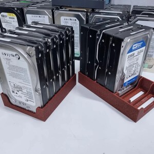 HDD Rack Hard Disk Holder Disk Drive Organizer 3D Printed - Etsy