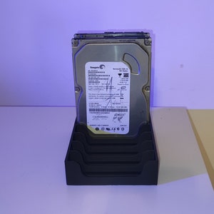 HDD Rack Hard Disk Holder Disk Drive Organizer 3D Printed - Etsy