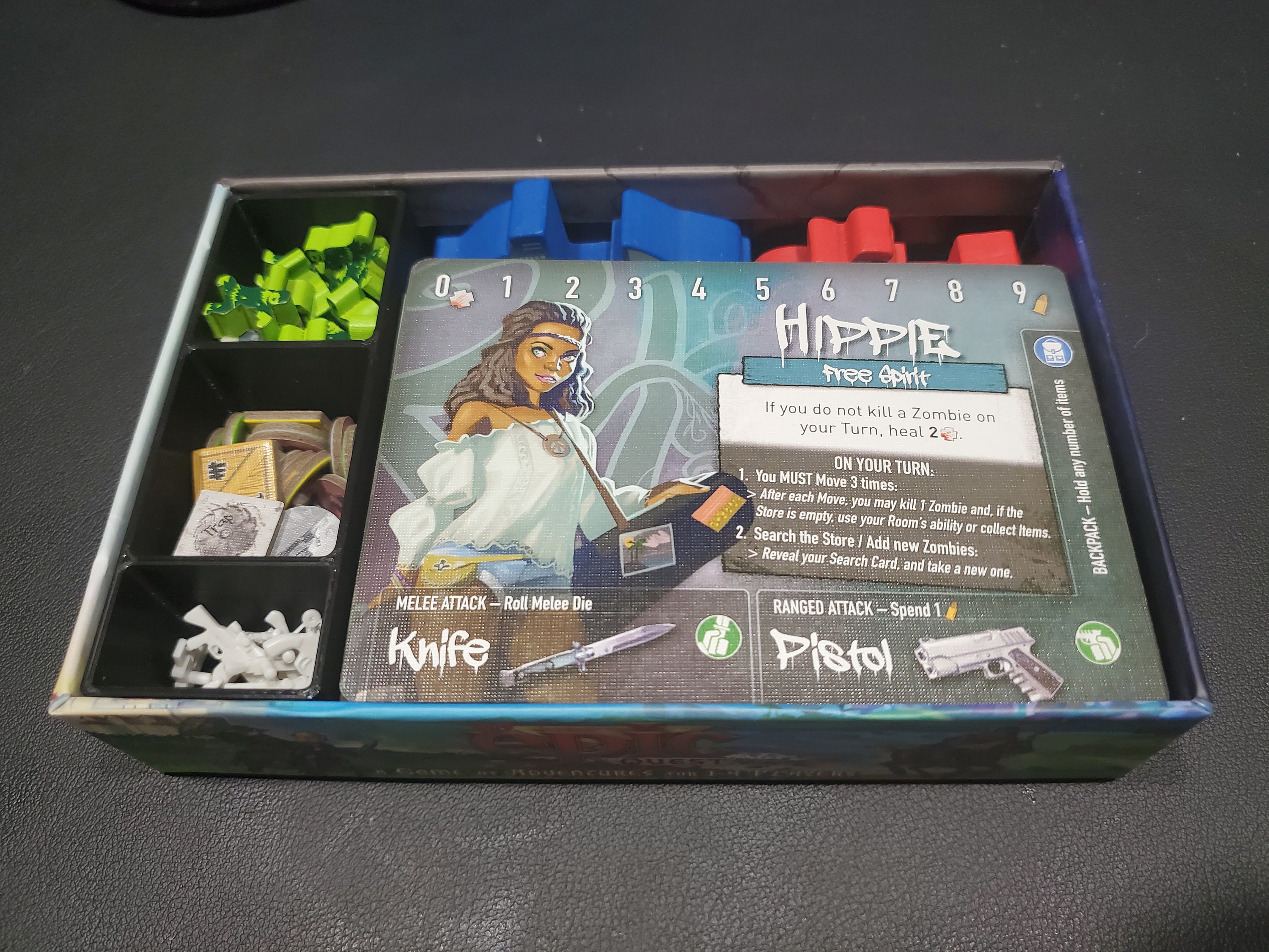 Tiny Epic Zombies Insert 3D Printed Board Game Organizer - Etsy