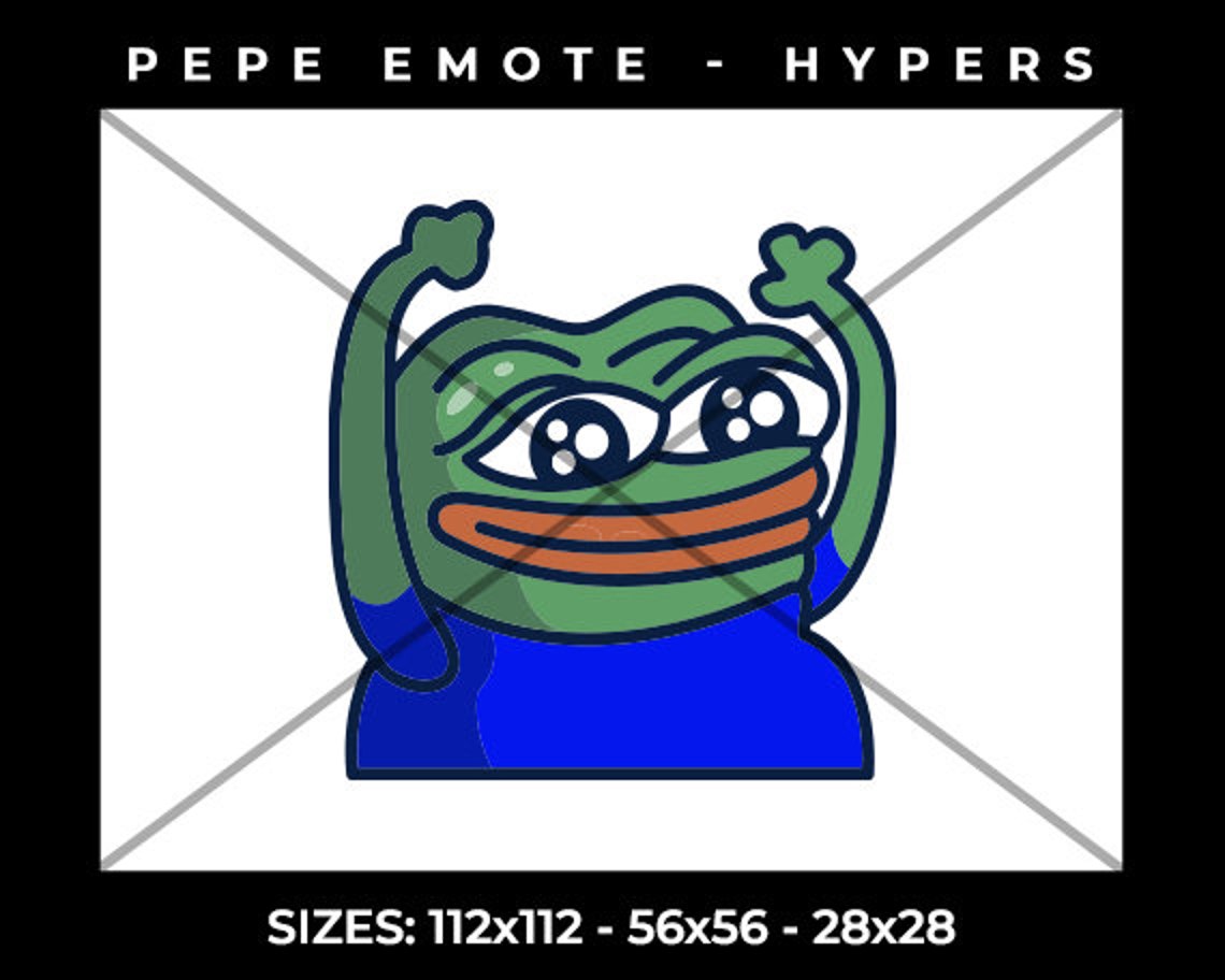 Twitch Pepe Emote Hypers - High Quality - Ready to Use - Etsy UK