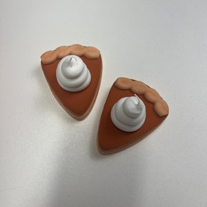 Set of 2 Fake Pumpkin Pie Slice Cookies for Tiered Trays , Displays ...