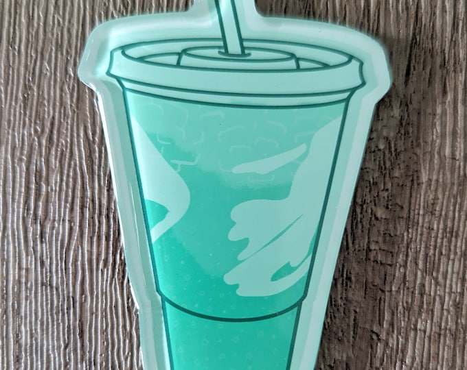 Having a Baja Blast - Cute Taco Bell Mountain Dew Epoxy Acrylic Magnet ...