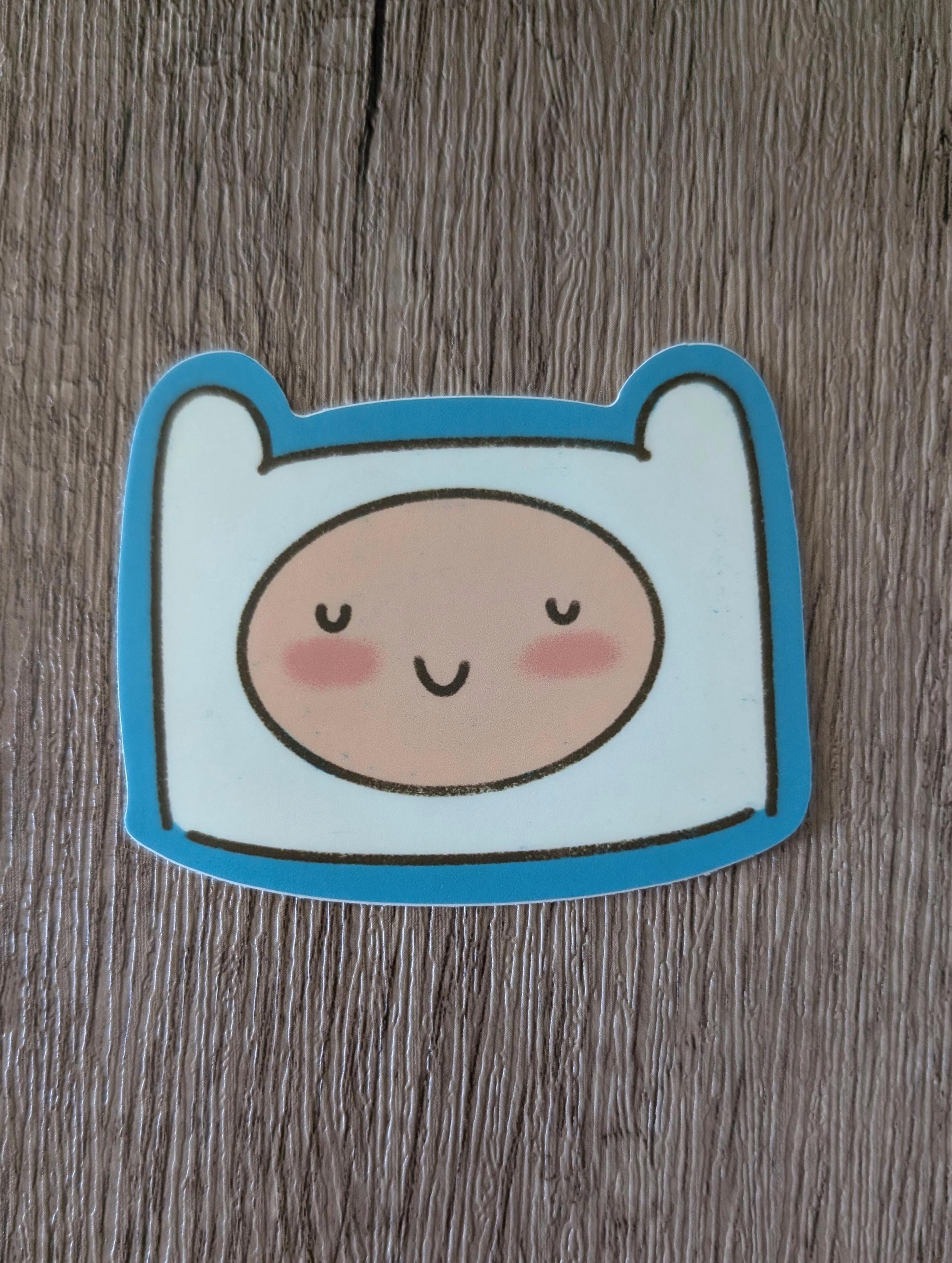 Finn and Jake - Cute Set Adventure Time Vinyl Laminate Sticker - Etsy