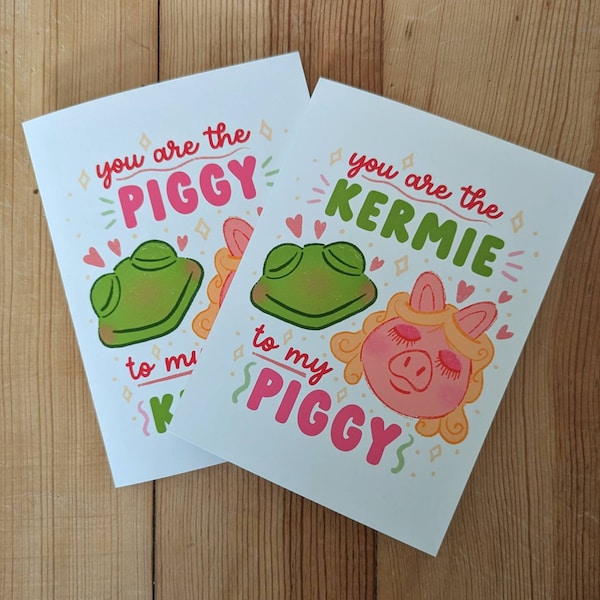 Piggy Valentine Cards - Etsy