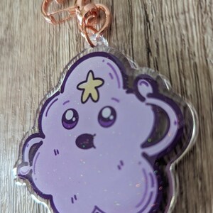 My Lumps Cute Kawaii LSP Lumpy Space Princess Glitter Epoxy Acrylic ...