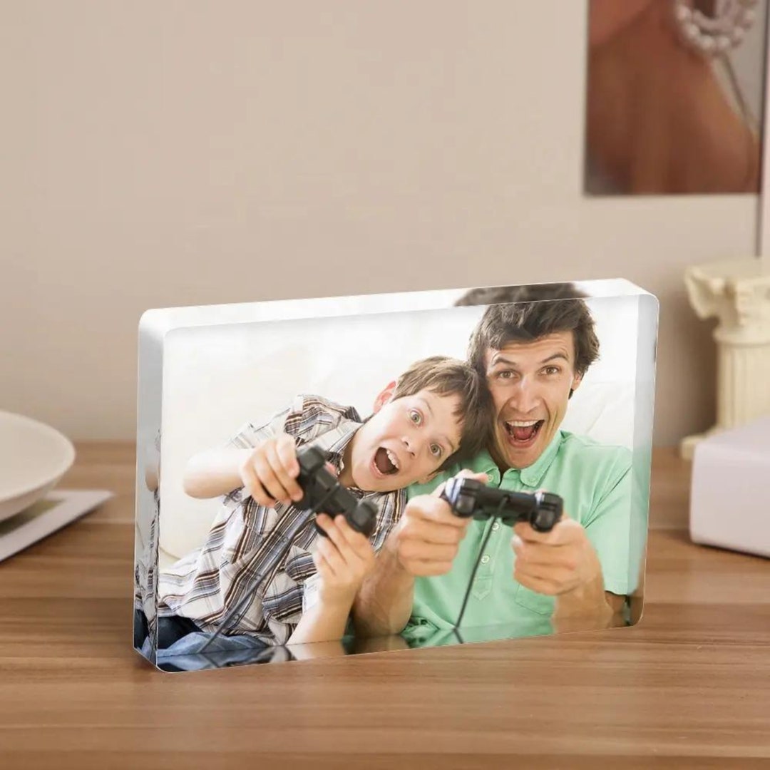 Custom Acrylic Block Photo Frame Desktop Picture Frame Plaque, Acrylic ...