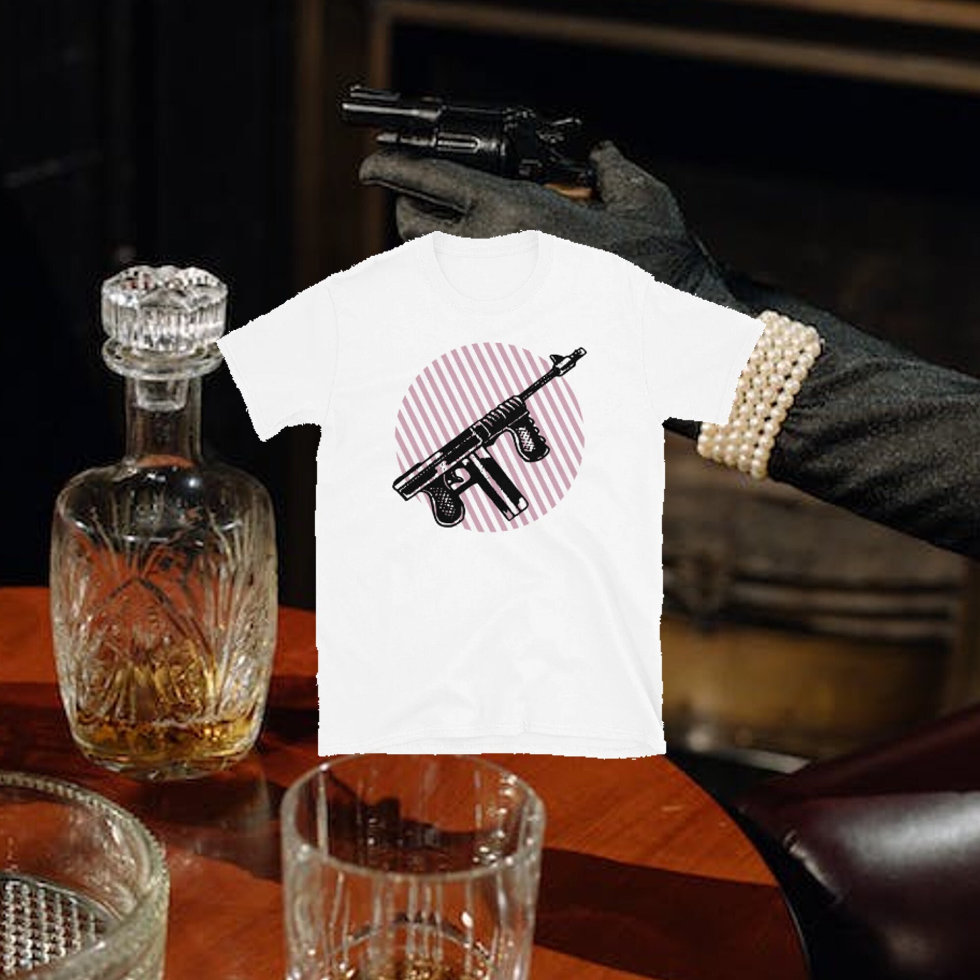 Tommy Gun Stencil