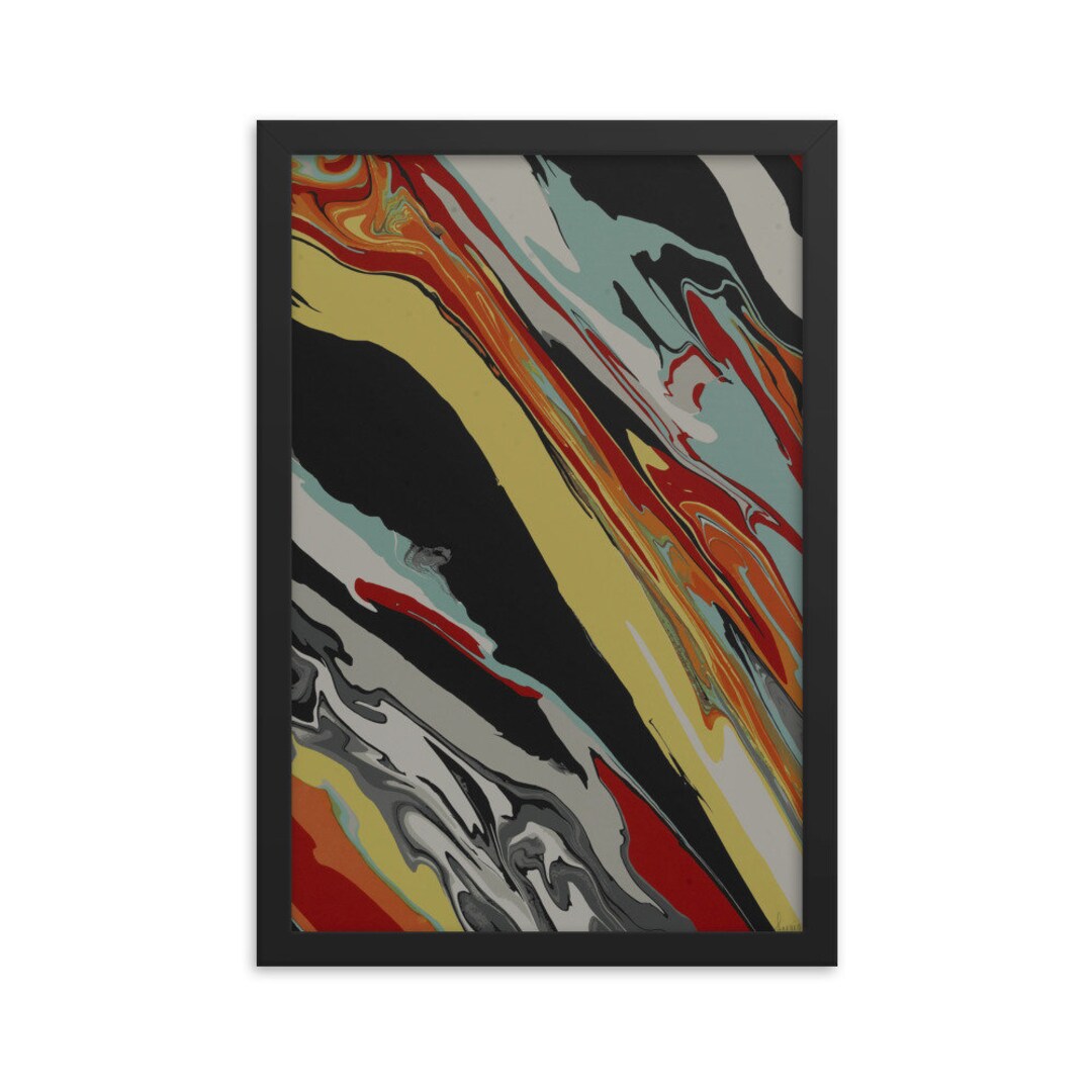 Bright Coloured Poster Colourful Poster Colour Wash Poster - Etsy