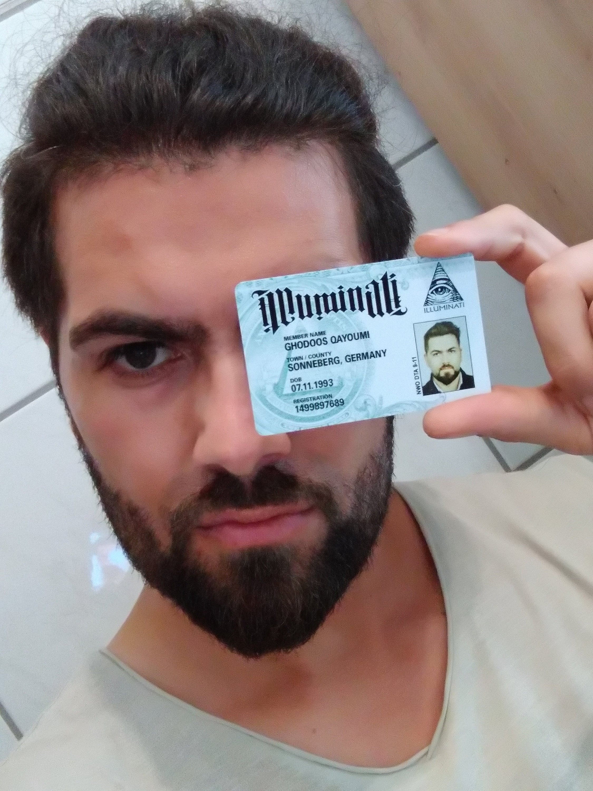 Illuminati Official Membership Id Card With Your Name on It - Etsy Canada