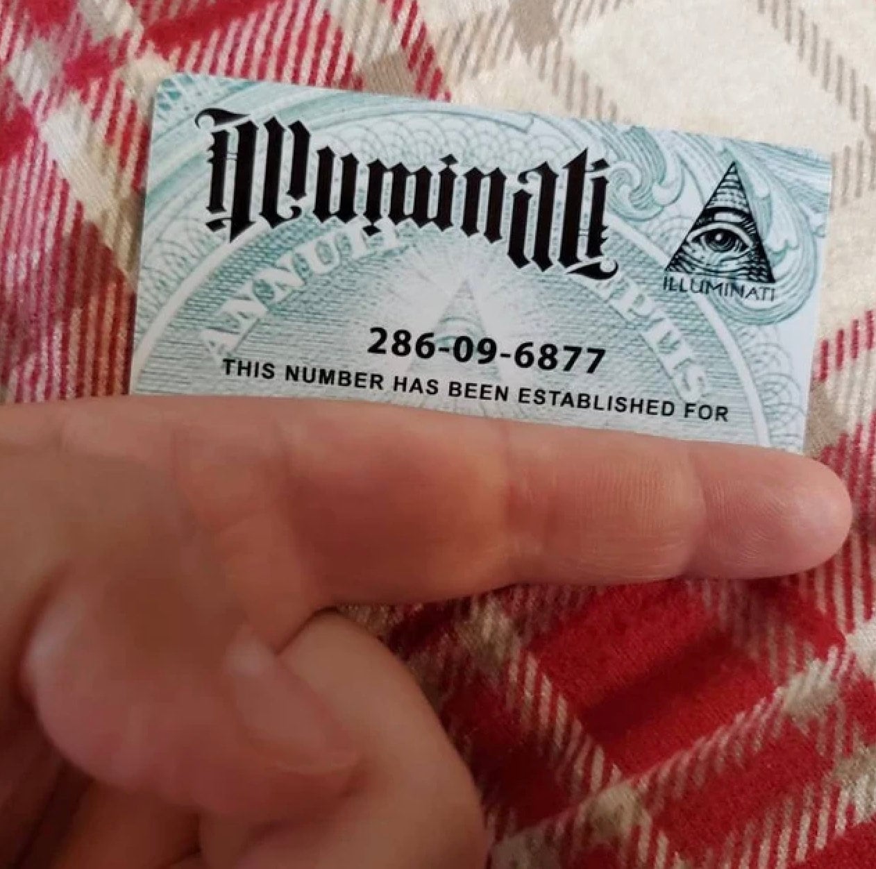 Illuminati Official Membership Id Card With Your Name on It - Etsy Canada