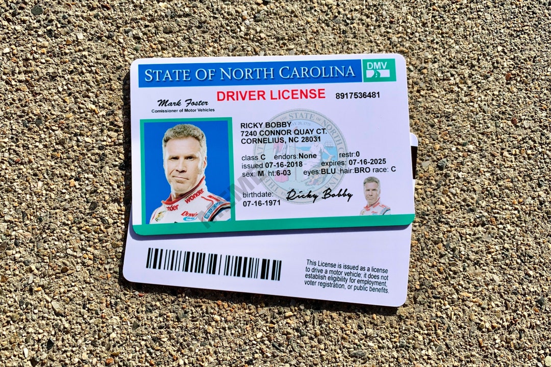 Talladega Nights - Ricky Bobby Driver's License Prop - Super High ...