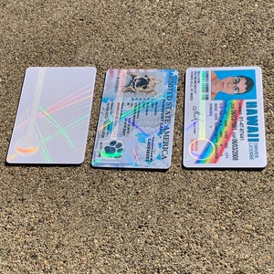 Hologram Overlays - Web & Earth Id Card Teslin / 100 Pack / PVC Id Card ...