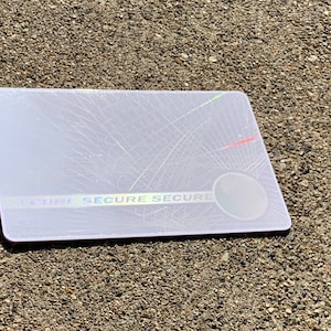 Hologram Overlays - Web & Earth Id Card Teslin / 100 Pack / PVC Id Card ...