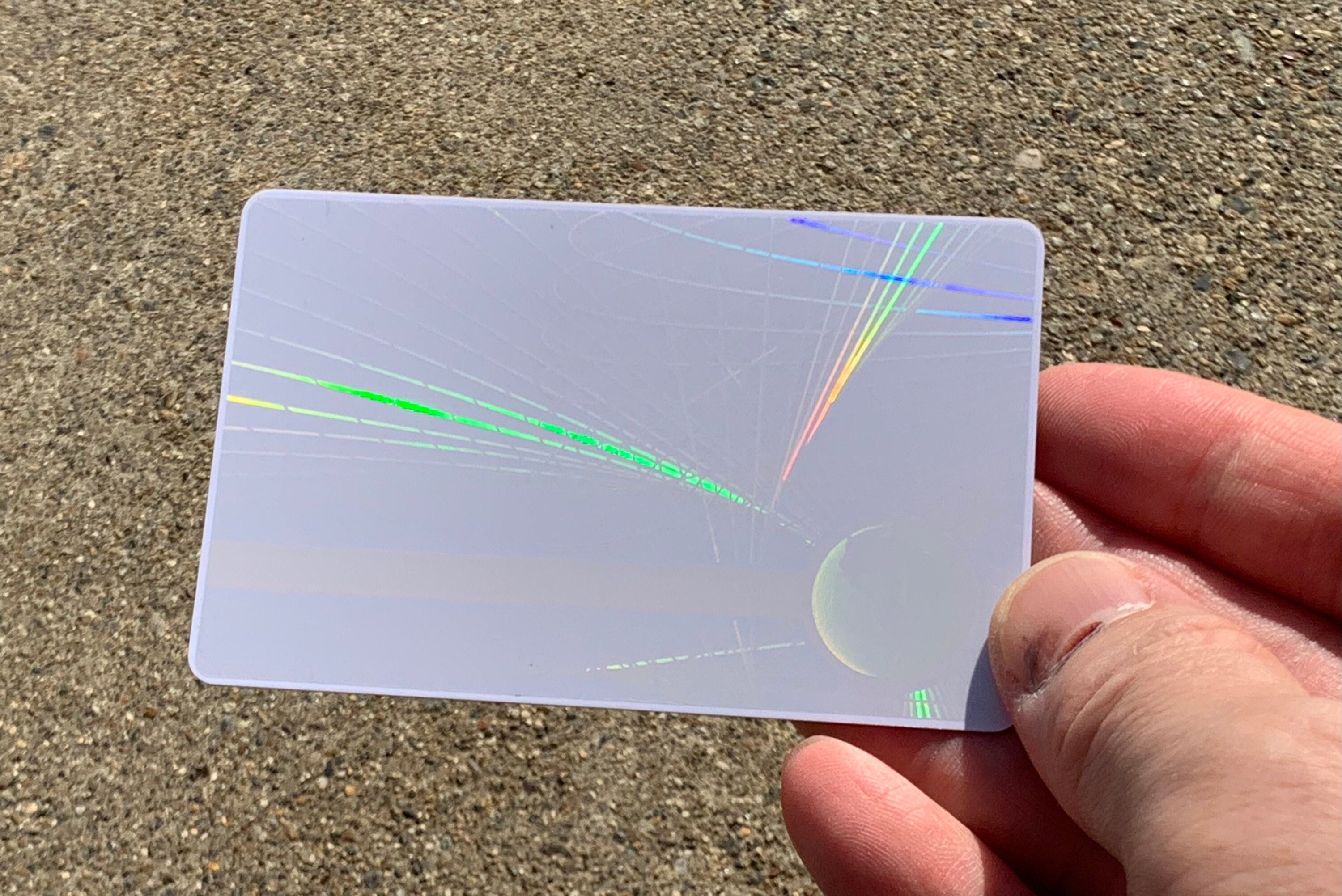 Hologram Overlays - Web & Earth Id Card Teslin / PVC Id Card - Etsy