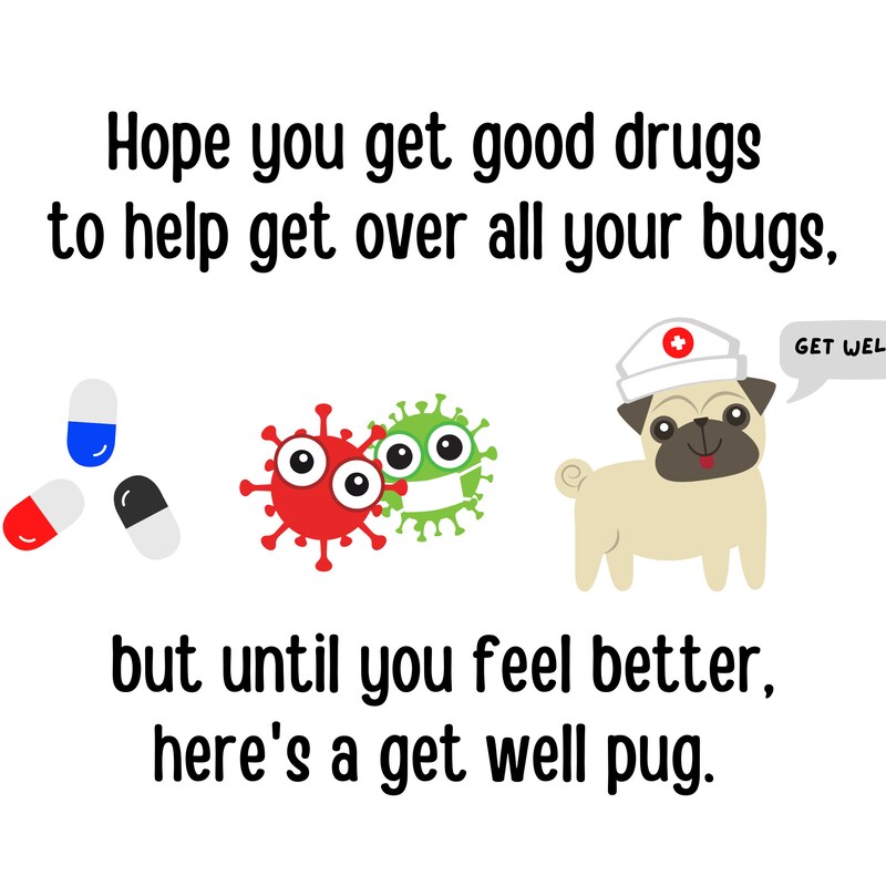 Bug Get Well Card - Etsy