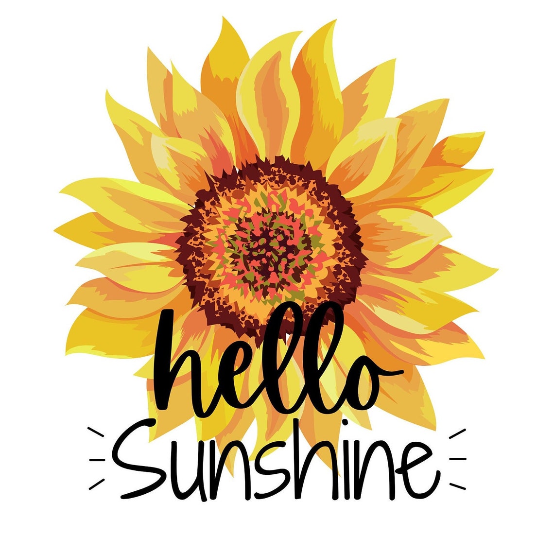 Hello Sunshine SVG - Etsy