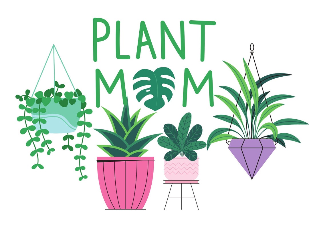 Plant Mom SVG - Etsy