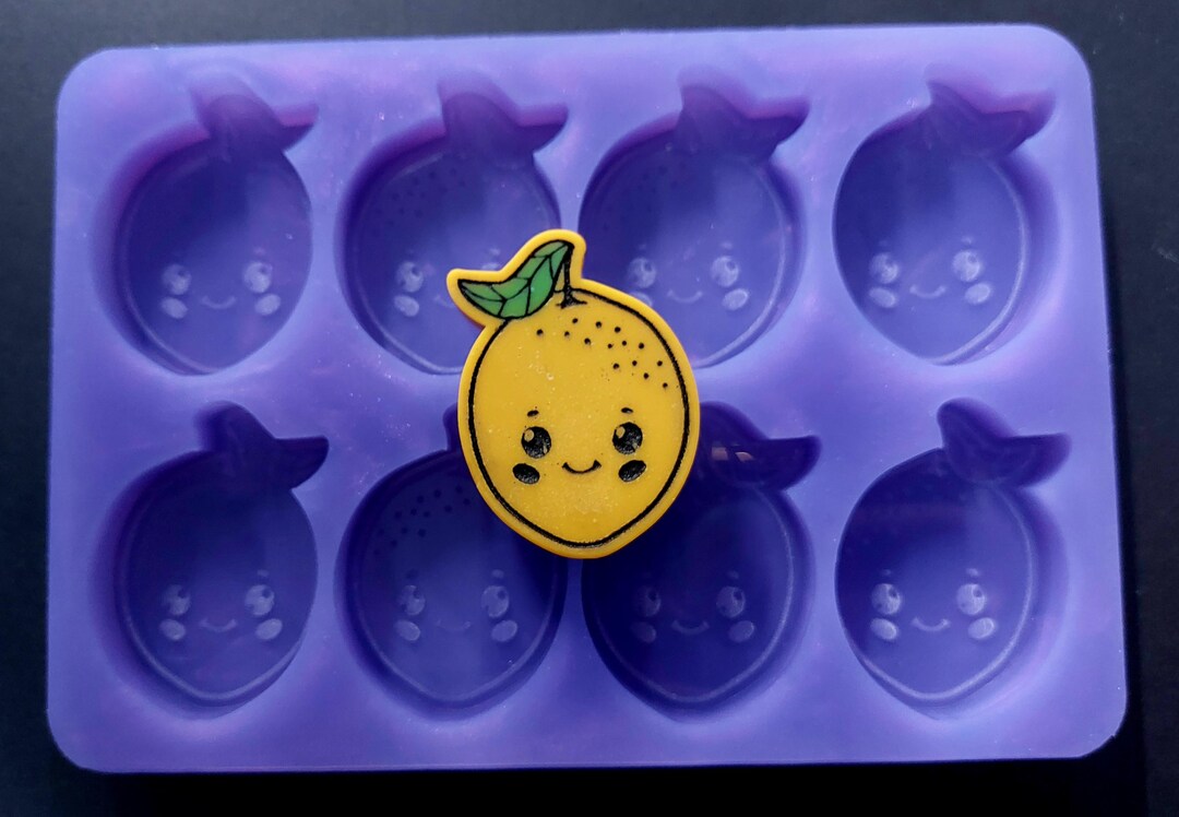 Kawaii Lemon 8 Cell Silicone Mould for Wax Resin Soap Etc - Etsy