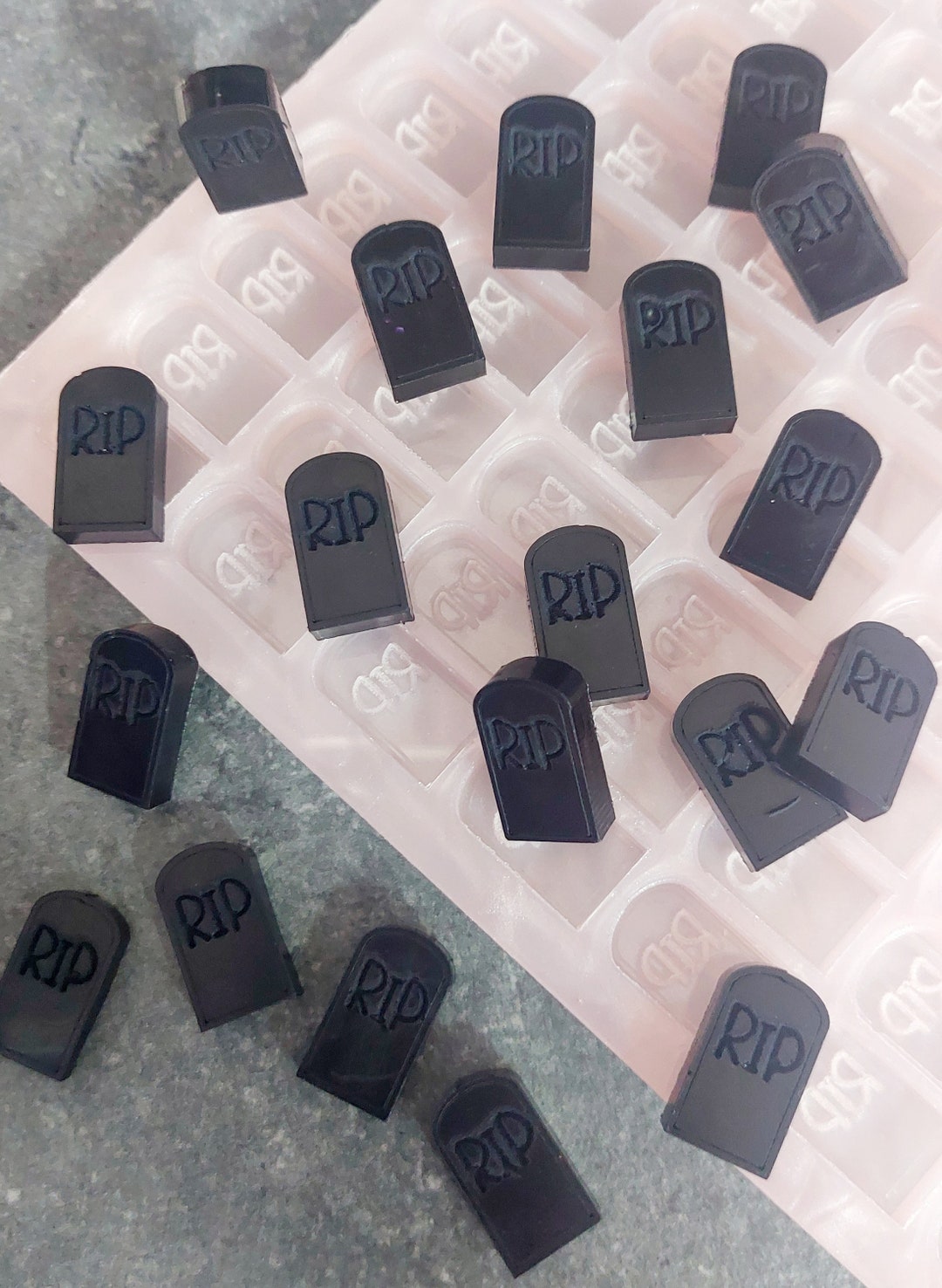 RIP Headstones Scoopable Silicone Mould for Wax, Resin, Soap Etc - Etsy
