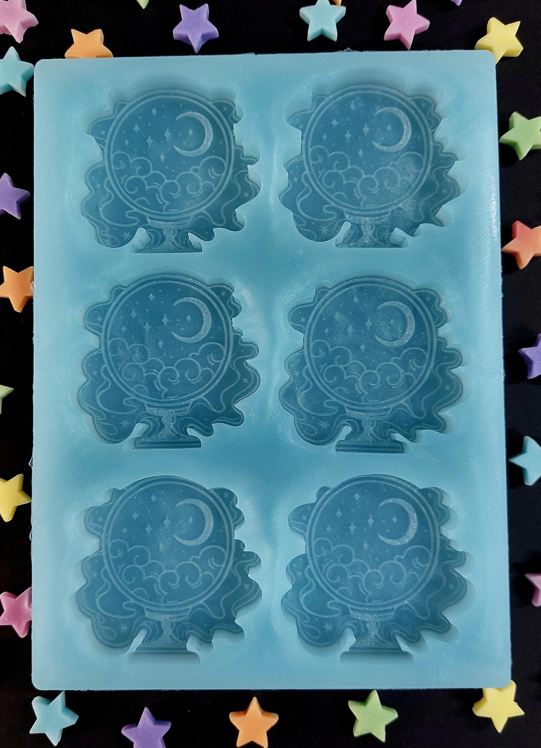 Crystal Ball 6 Cell Mould for Wax, Resin, Jesmonite Etc - Etsy