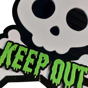 Keep Out Acrylic Door Sign or Wall Decor - Etsy