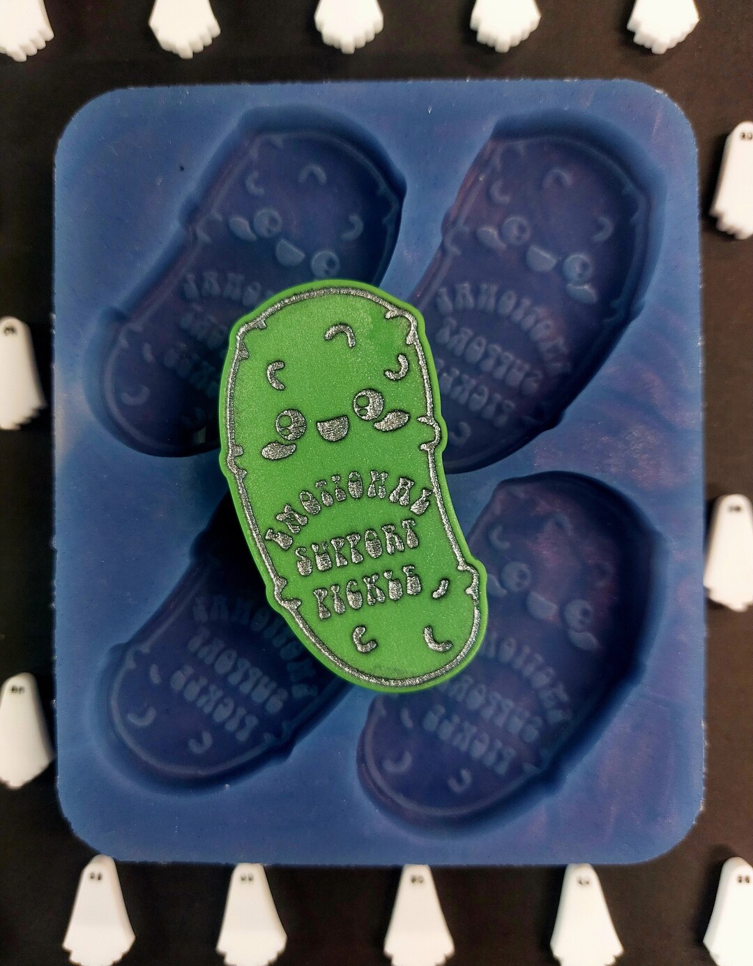 Emotional Support Pickle 4 Cell Silicone Mould for Wax, Resin Etc - Etsy