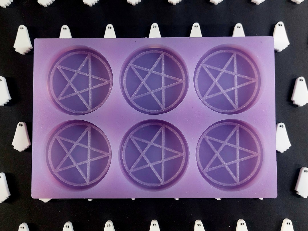 Pentagram 6 Cell Silicone Disc Mould for Wax Resin Soap Etc - Etsy