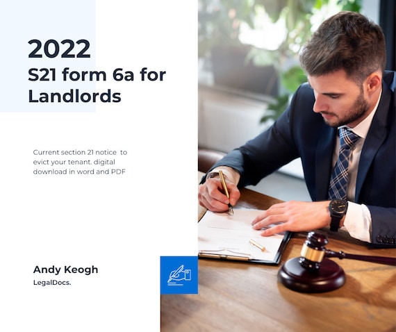 Section 21 Notice for England 2022 Form 6a New Since October | Etsy