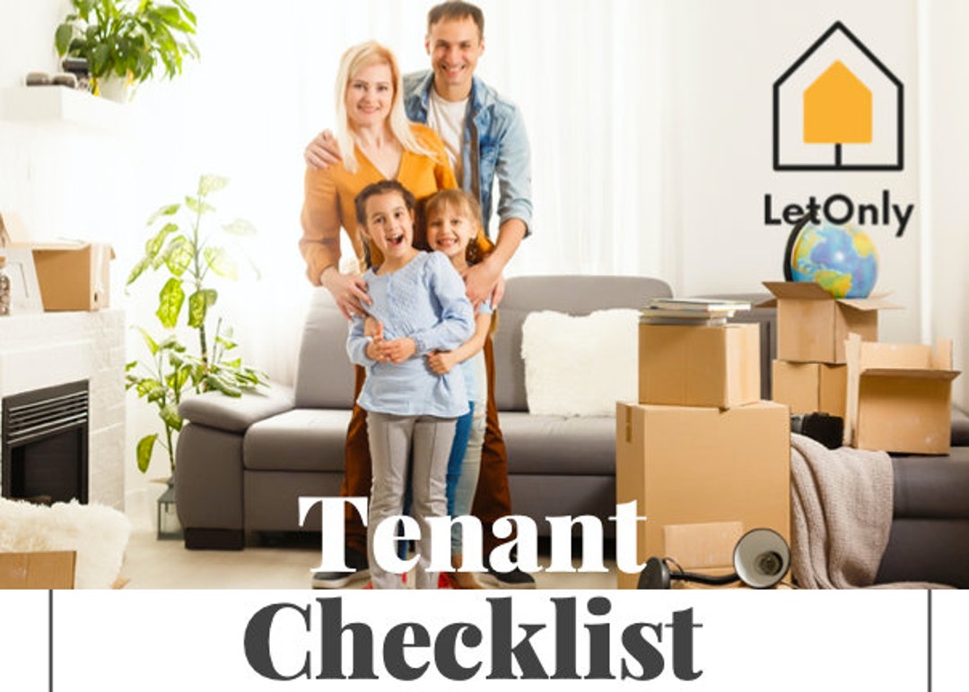 Tenant Checklist Moving Into a Rental Property Ensure You Have Been ...