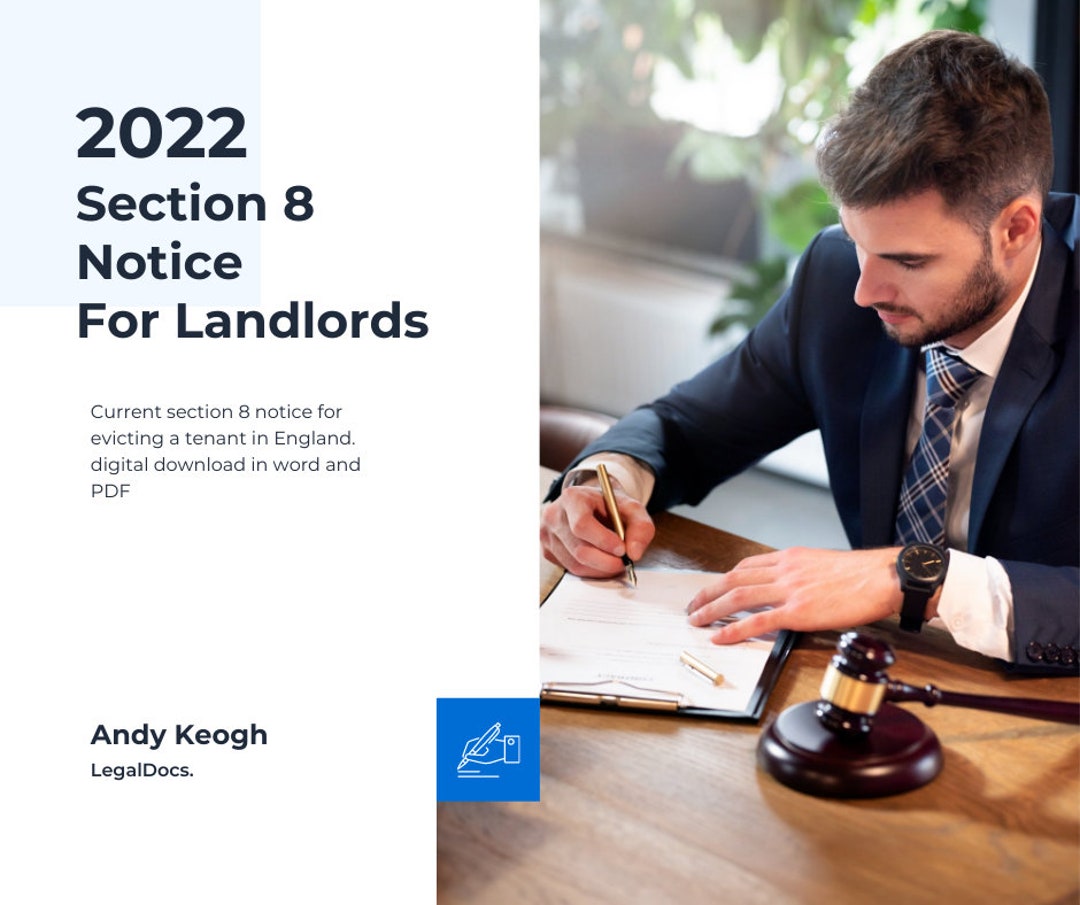 Evict a Tenant Section 8 Notice Rent Arrears Grounds 8,10 &11 - Etsy