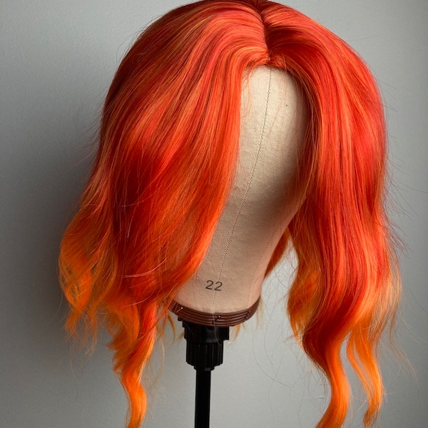 Orange Wig - Etsy