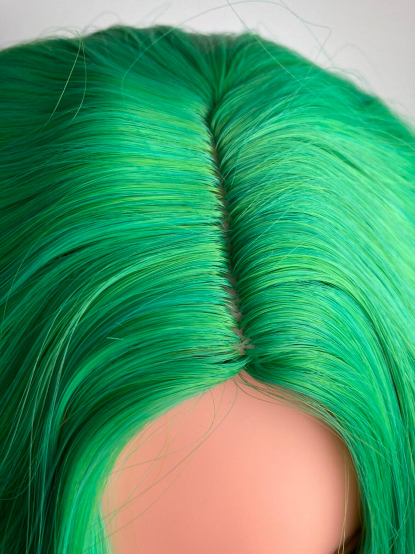 The Joker Green Hair Wigs,short Body Wave Wig,green Ombre Wig,shoulder ...