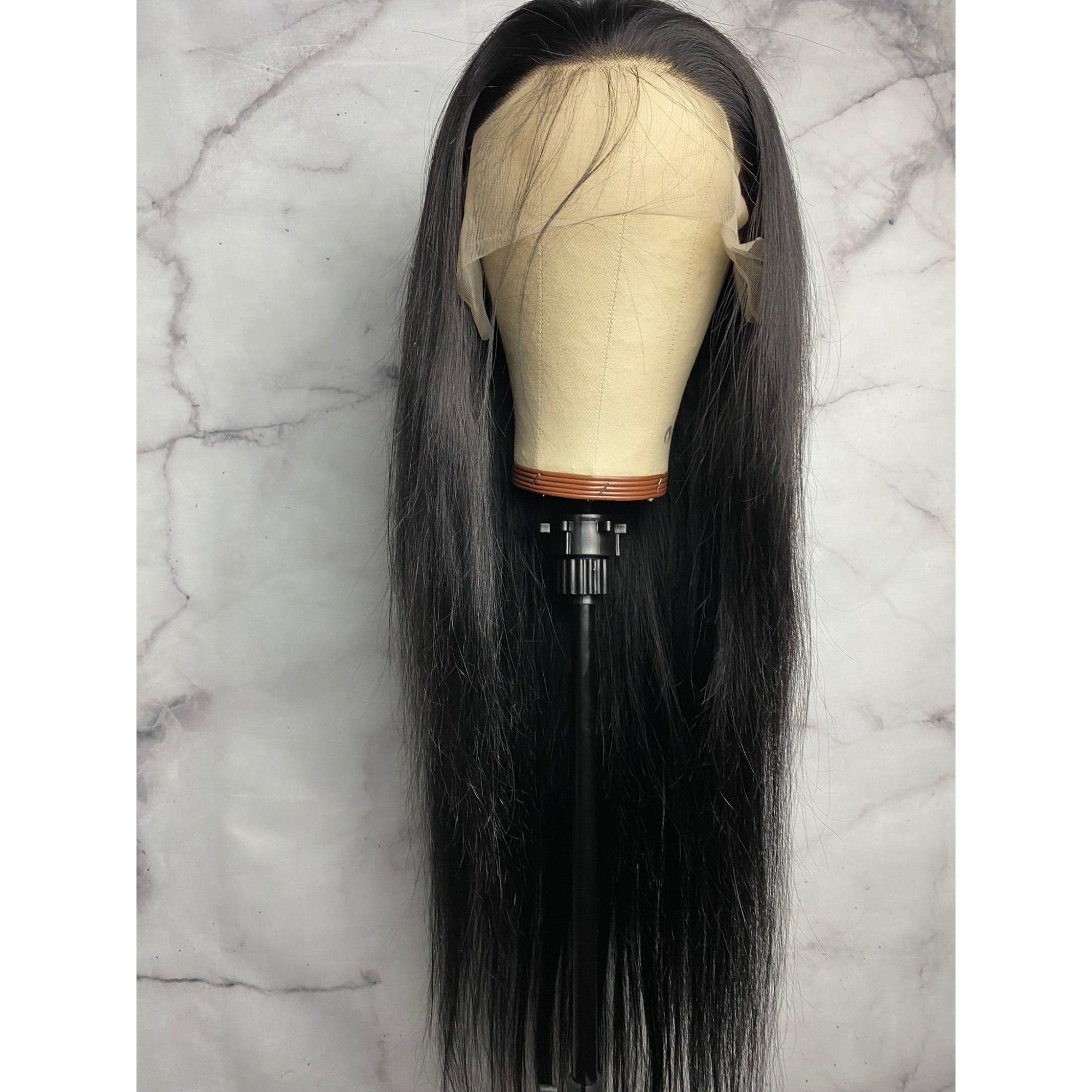 30 Inch Hair Wig,straight Human Hair Wigs,13x6 HD Lace Front Wigs ...